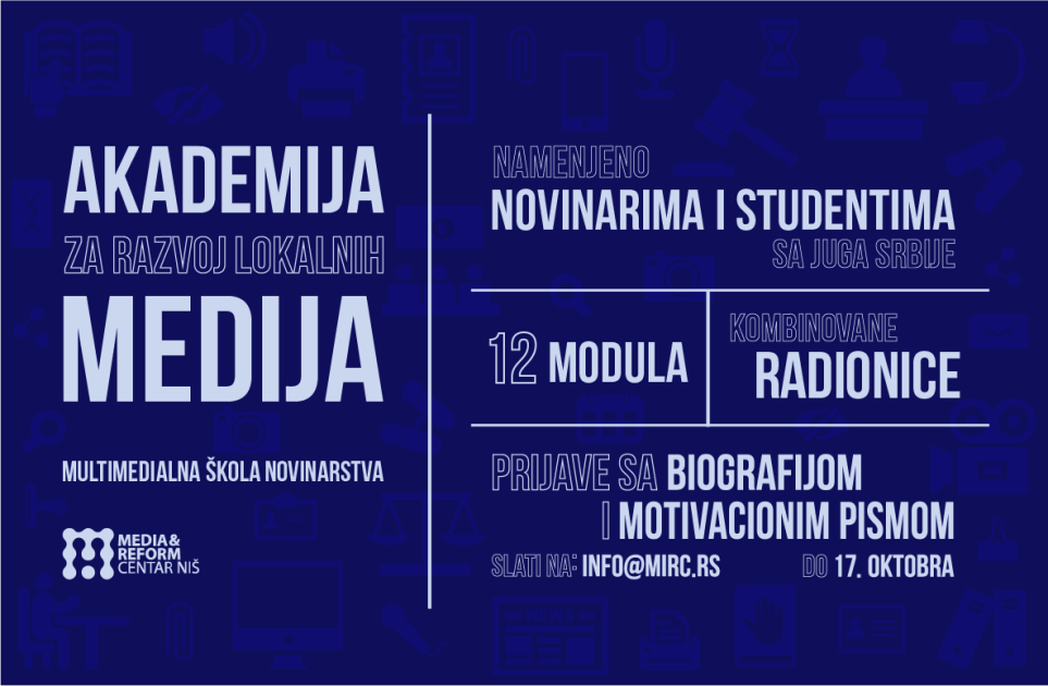 Počinje Akademija za razvoj lokalnih medija